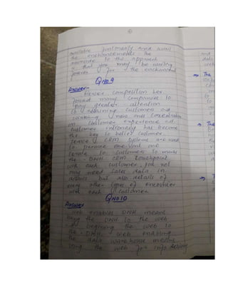 Exercise solution of chapter3 of datawarehouse cs614(solution of exercise) | PDF