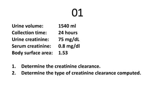 Exercises on Creatinine Clearance.pptx