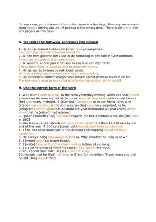 creative English activity 1 | PDF