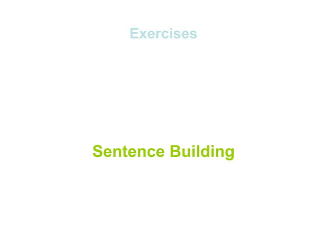 Exercises sentence building | PPT | Weather | Science