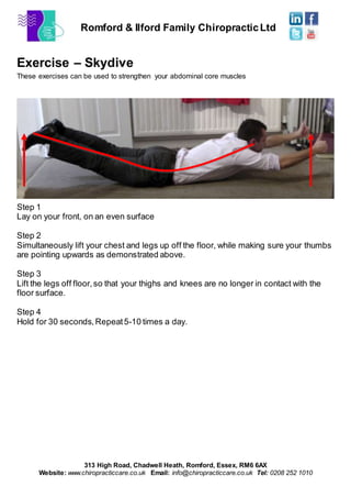 Exercises – sky dive exercise | PDF