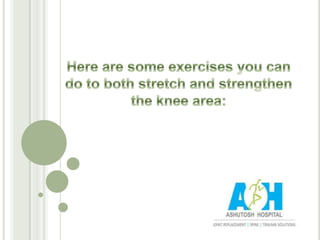 Exercises that help decrease knee pain | PPTX