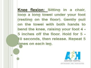 Exercises that help decrease knee pain | PPTX