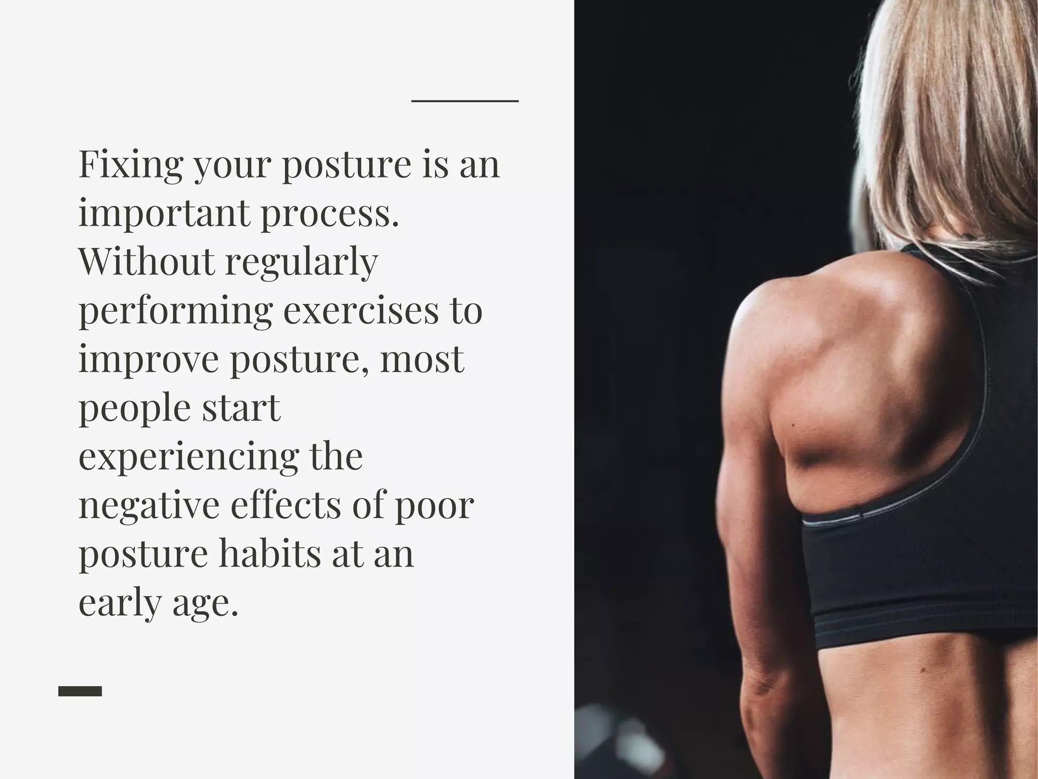 Exercises to improve posture | PDF