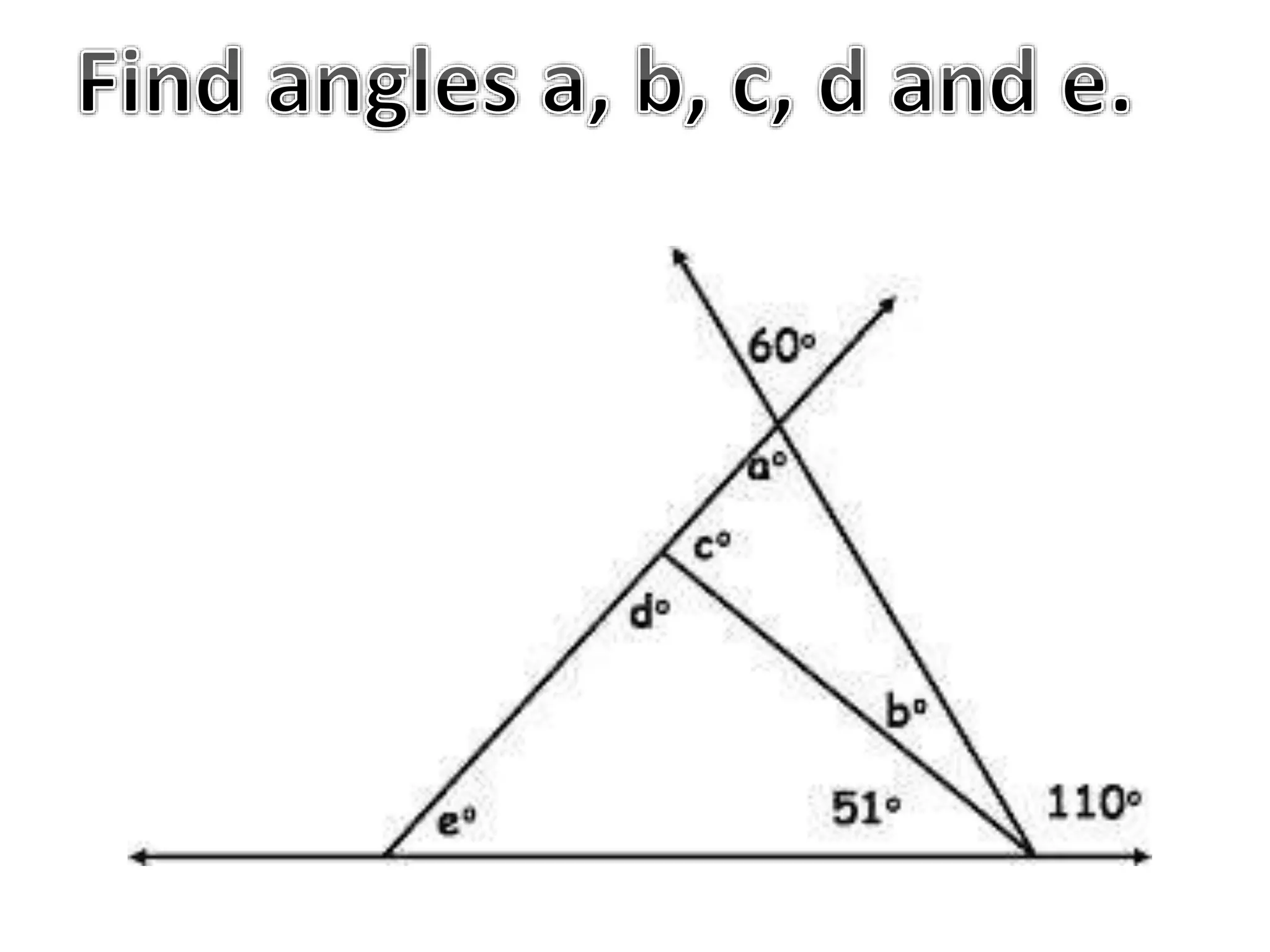 Exercises to practice with angles and triangles | PPTX