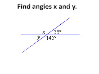 Exercises to practice with angles and triangles | PPTX