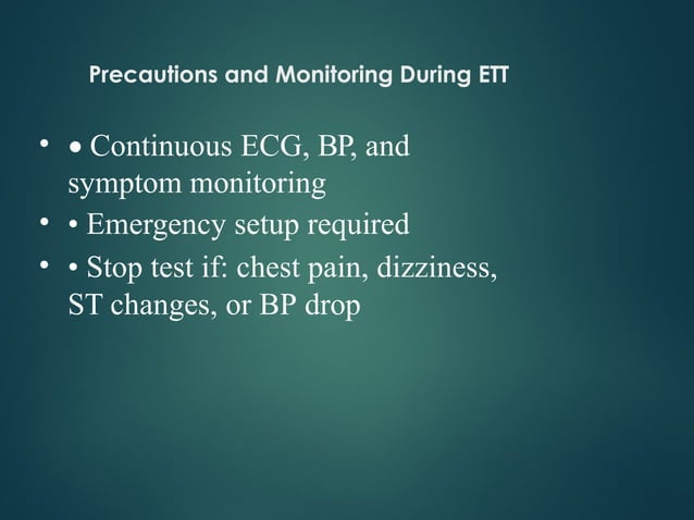 Exercise Stress Testing and its basics.pptx