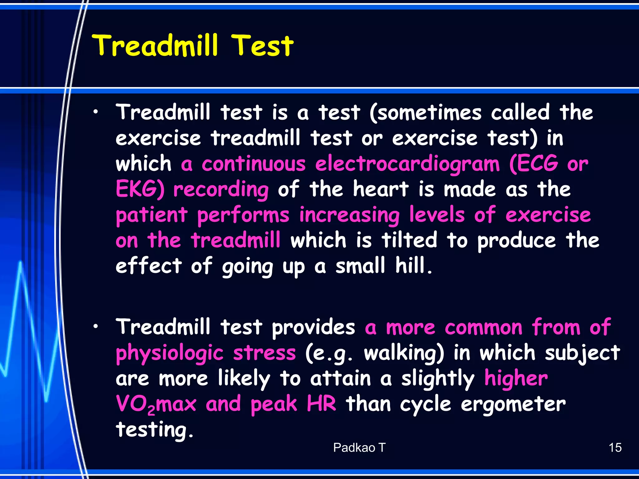 Exercise Stress Testing_Padkao T | PPT
