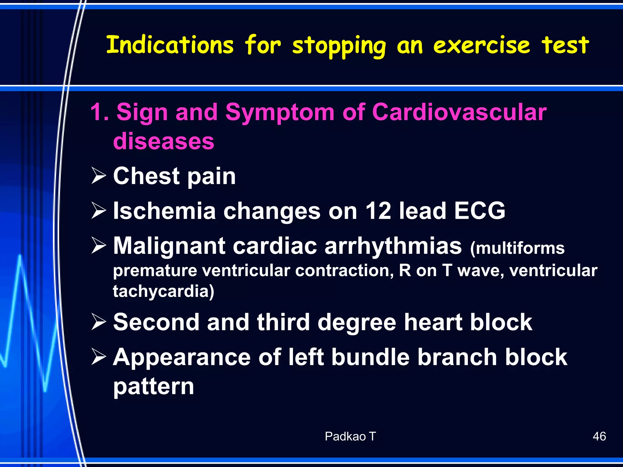 Exercise Stress Testing_Padkao T | PPT