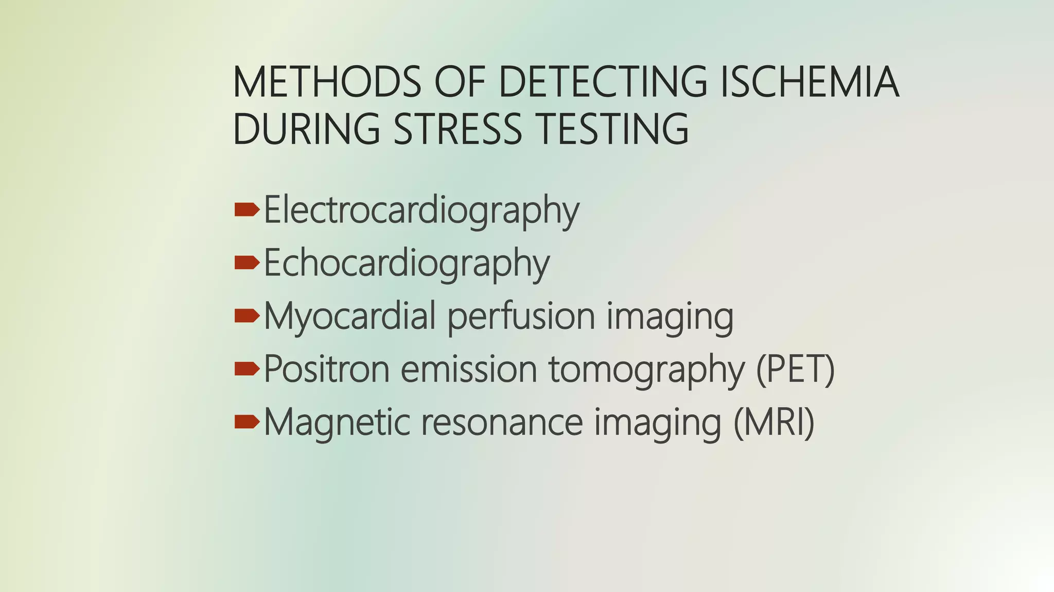 Exercise stress testing | PPTX