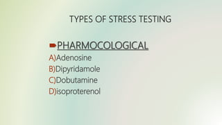 Exercise stress testing | PPTX