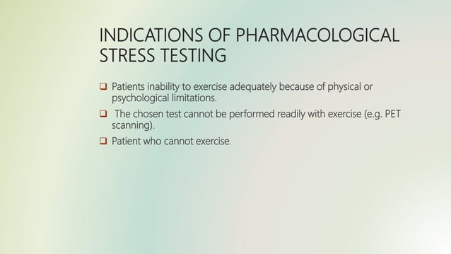 Exercise stress testing | PPTX