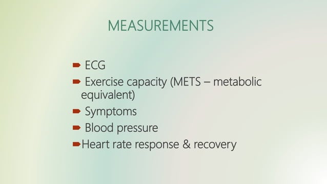 Exercise stress testing | PPTX