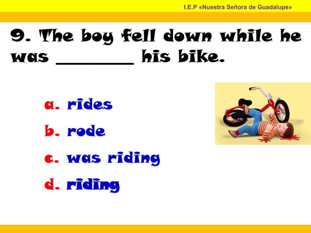 Exercises when as while 3° b | PPT