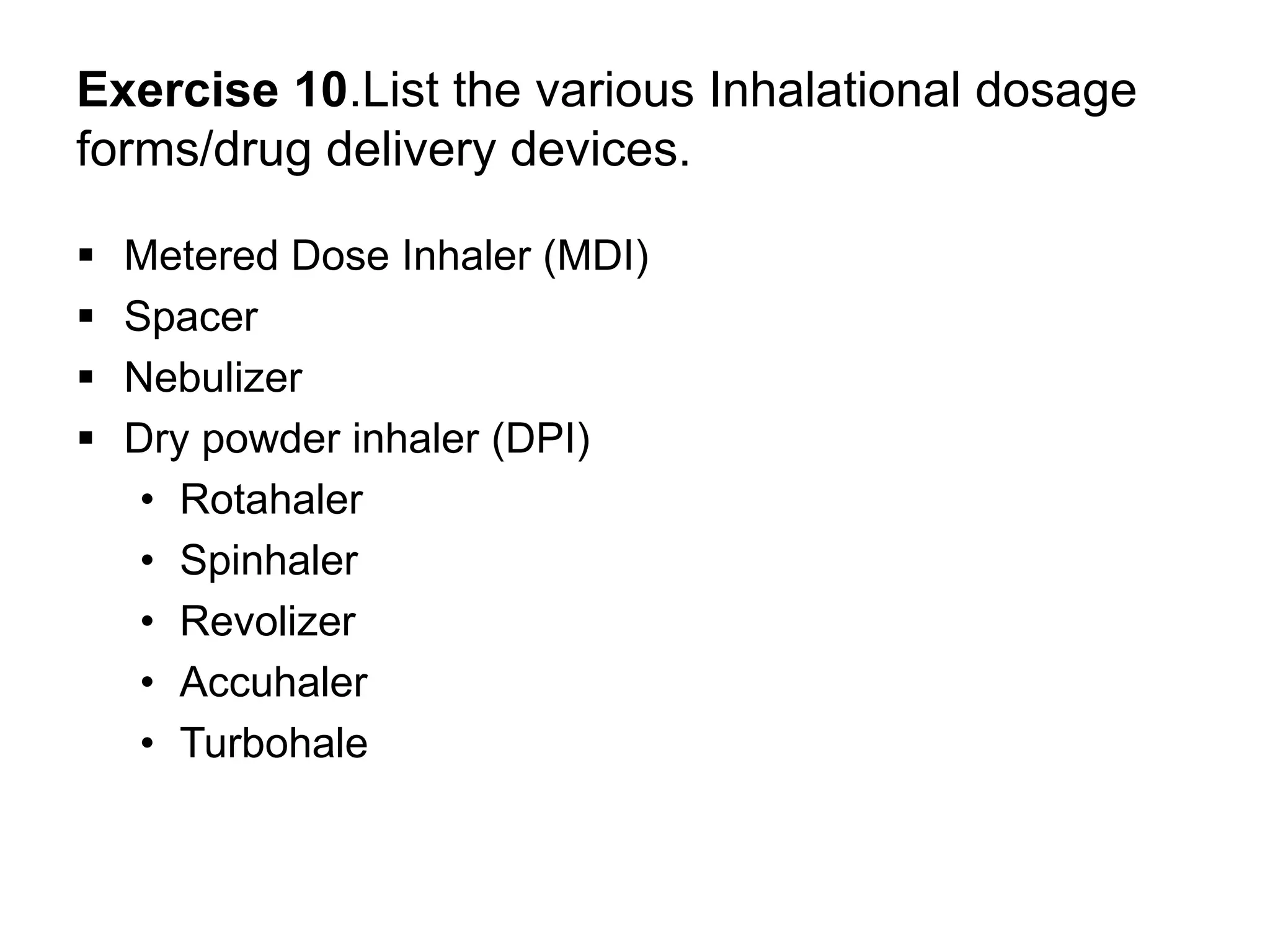 Oral Dosage Forms and their description. | PDF