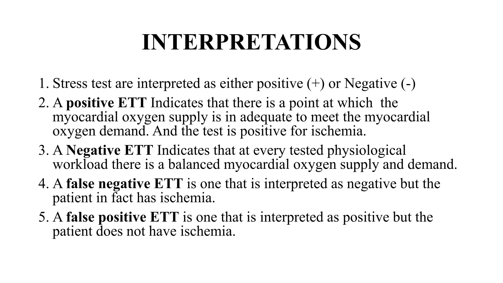EXERCISE TOLERENCE TEST | PPTX