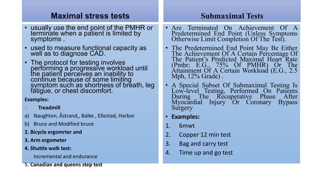 EXERCISE TOLERENCE TEST | PPTX | Heart and Cardiovascular Diseases ...
