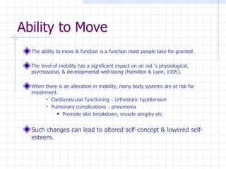 Exercise, Transfers & Ambulation | PPT