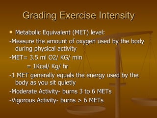 Exercise Treatment Of The Obese Patient | PPT