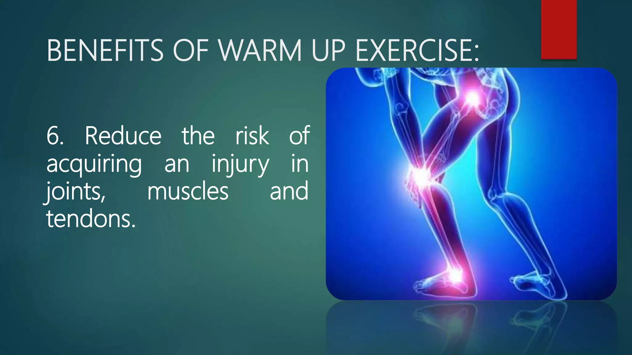 Exercise: The Benefits of Warm up Exercise | PPTX | Fitness and ...