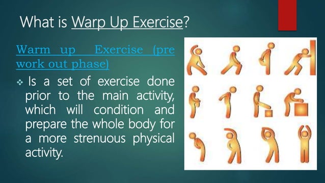 Exercise: The Benefits of Warm up Exercise | PPTX | Fitness and ...