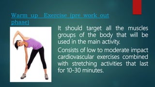 Exercise: The Benefits of Warm up Exercise | PPTX | Fitness and ...