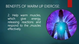 Exercise: The Benefits of Warm up Exercise | PPTX | Fitness and ...