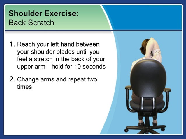 Exercising At Your Desk | PPT | Physical Therapy | Wellness