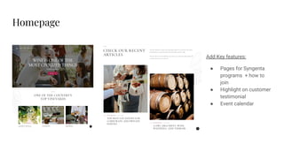 Exercising Syngenta Marcomm Plan | PPT