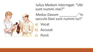 Exercitia capituli iv - vocabula et radices latinae | PPTX