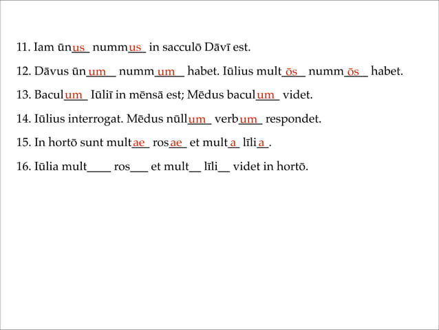 Exercitia Cap. v | PDF