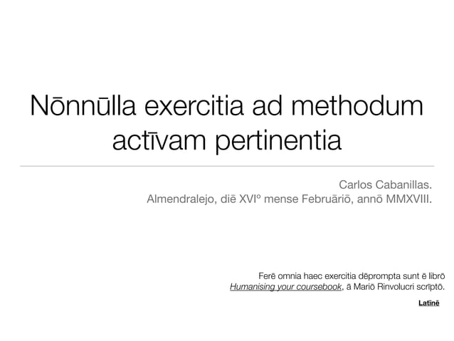 Exercitia methodi activae | PDF