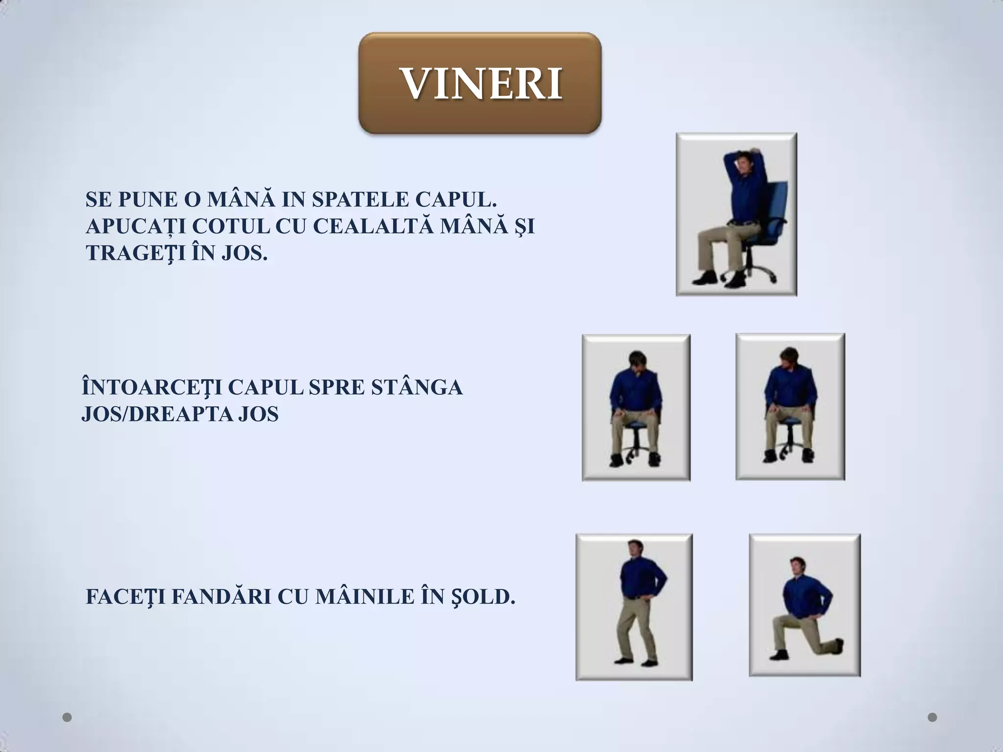 Exercitii birou | PPTX