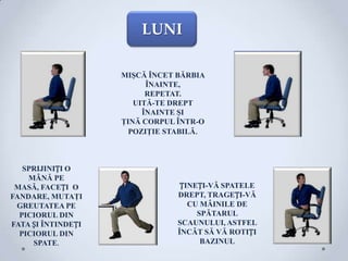 Exercitii birou | PPTX