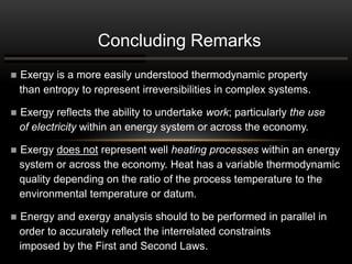 Exergy | PPTX