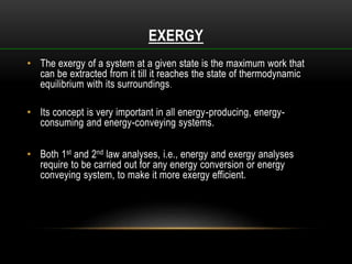 Exergy | PPTX