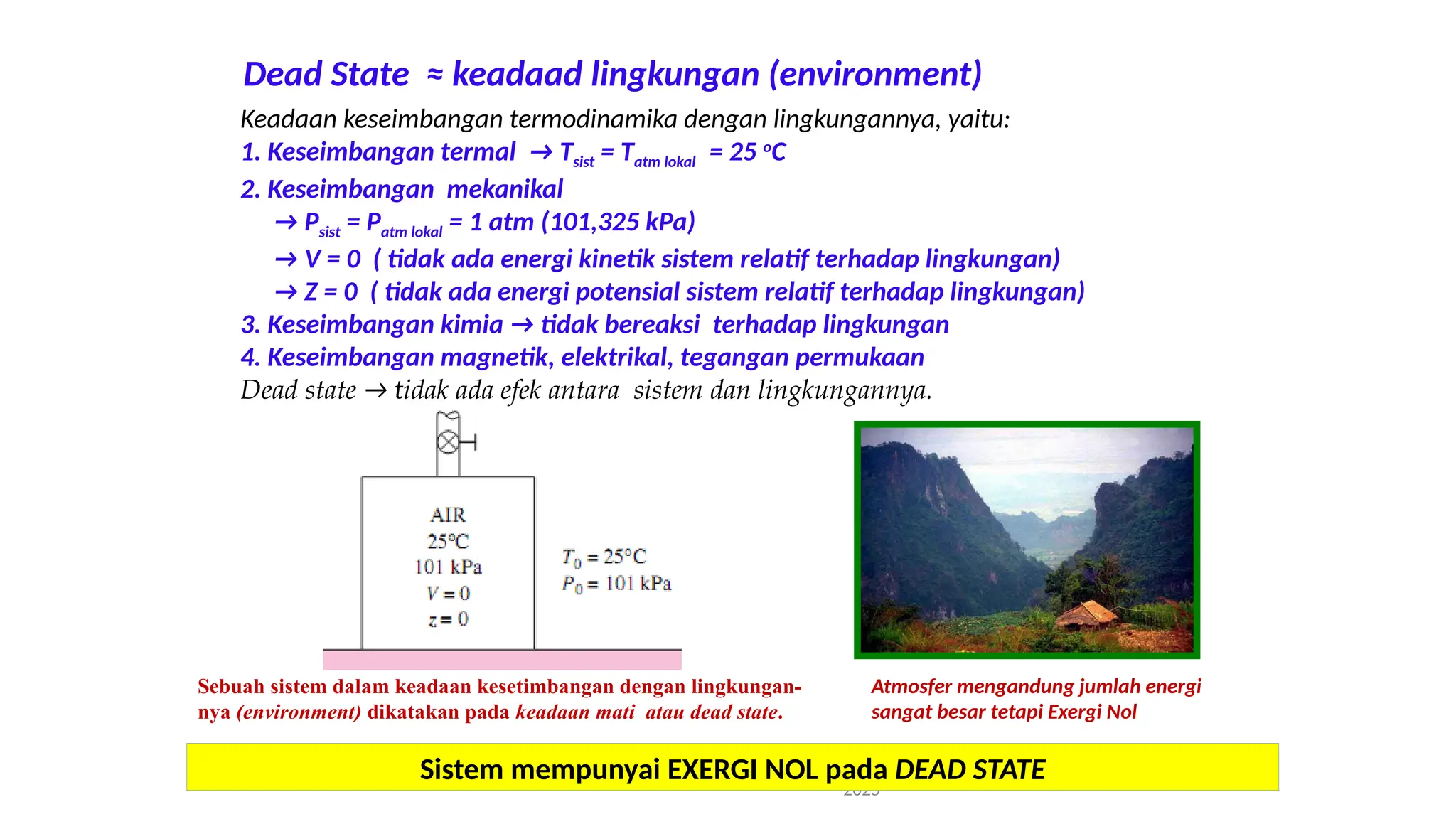 Thermodynamic exergy is a concept that describes the capacity of energy ...