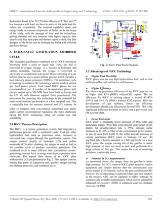Exergy analysis and igcc plant technology to improve the efficiency and to reduce the emission ...