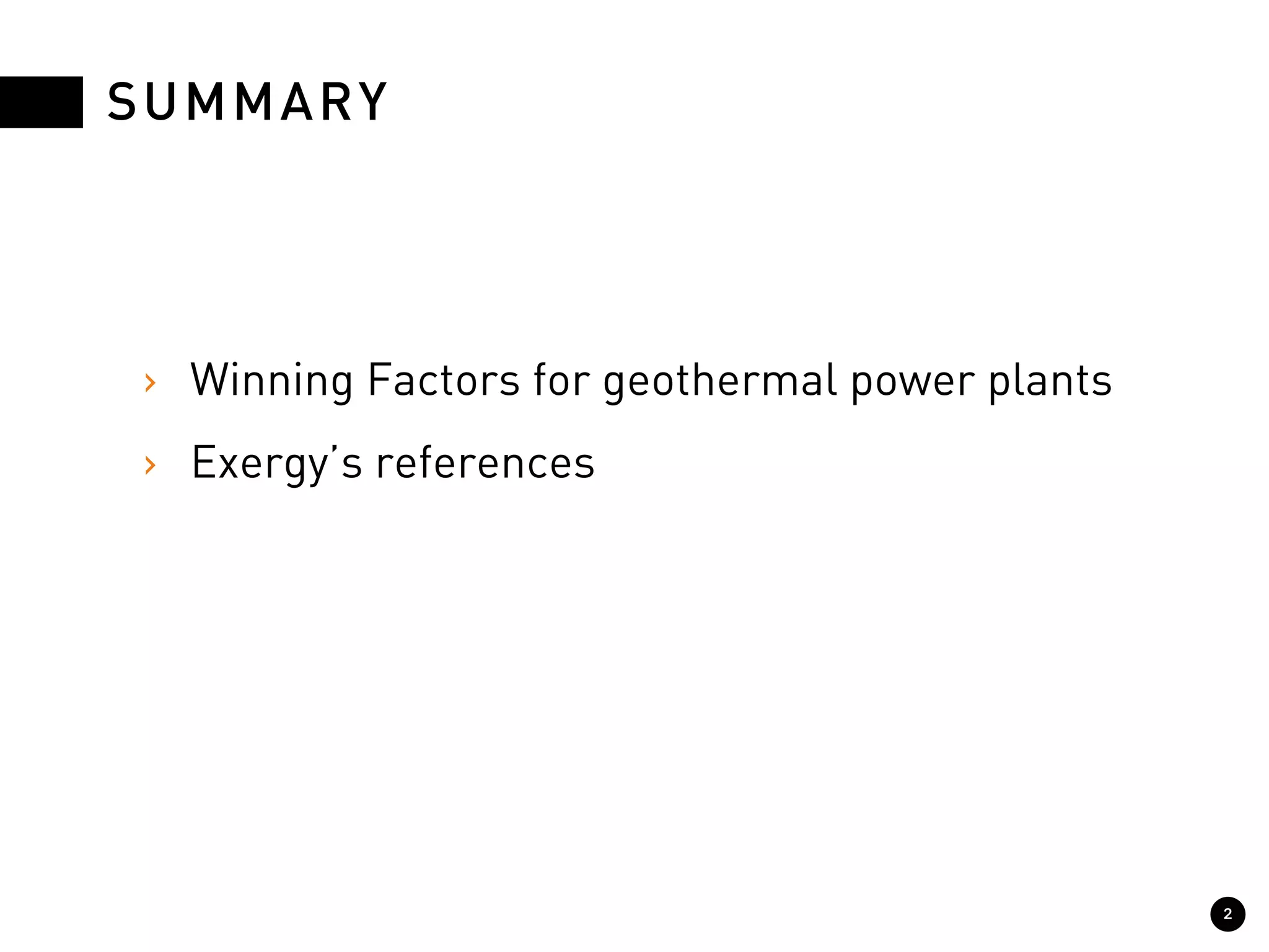 Key factors for top availability of geothermal power plants – Exergy’s ...