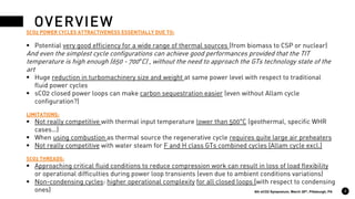 OPTIMIZED CYCLE AND TURBOMACHINERY CONFIGURATION FOR AN INTERCOOLED ...
