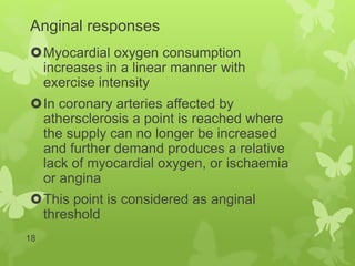 Exericse response in cardiac rehabilitation | PPTX