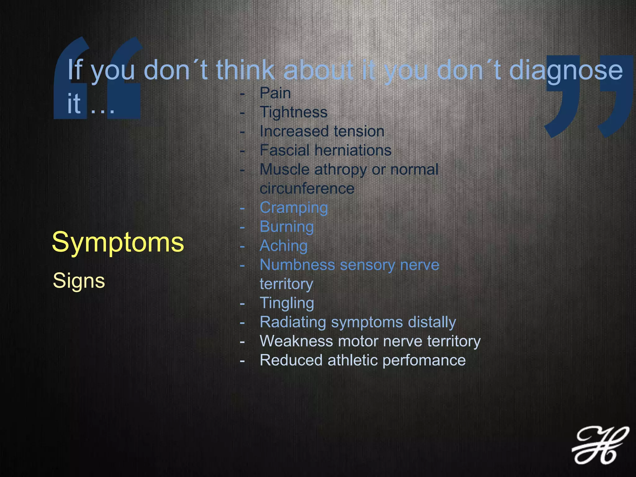 Chronic Exertional Compartment Syndrome (Henry Ford Health System) | PPTX | Death, Injury, or ...