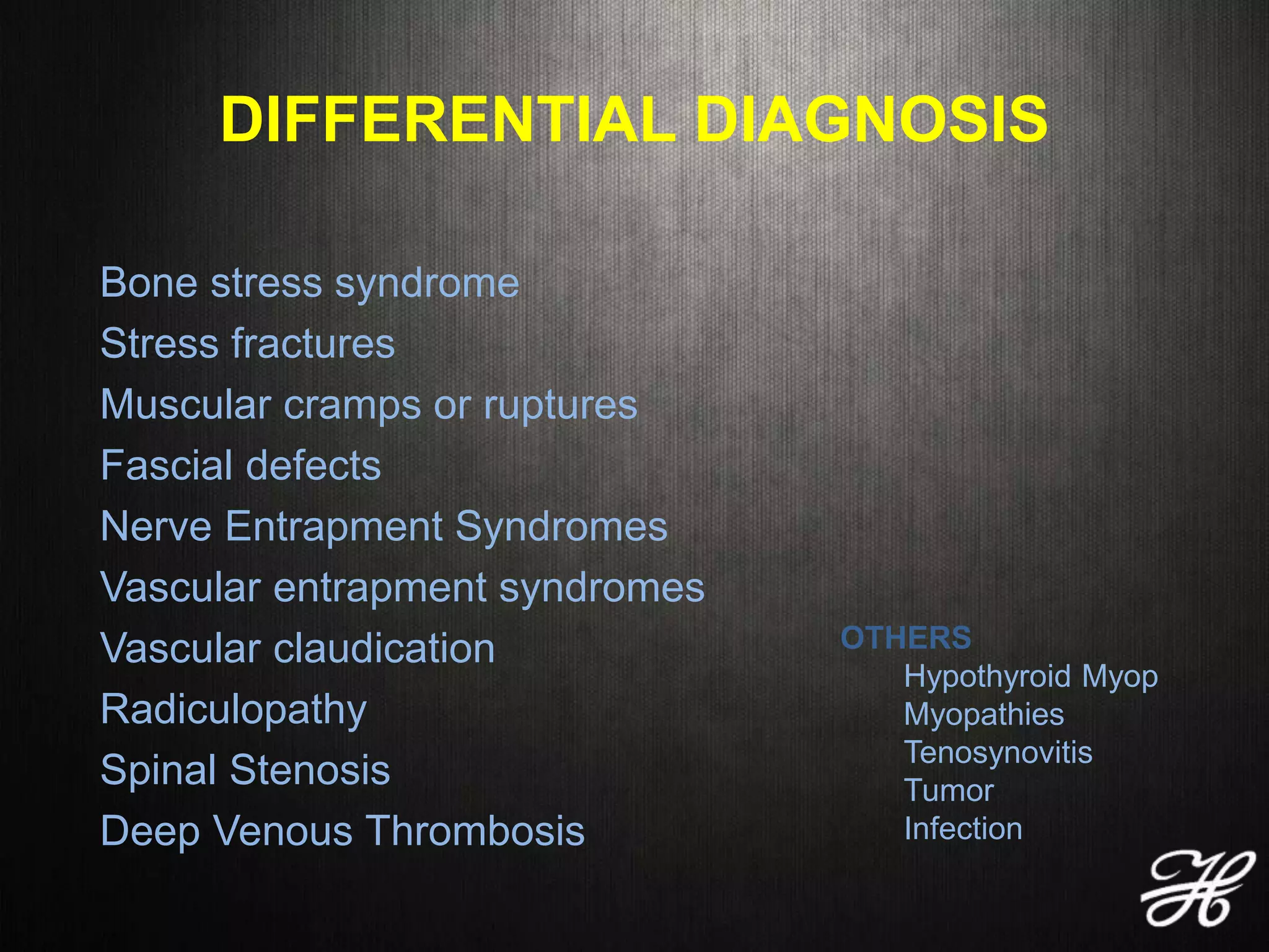 Chronic Exertional Compartment Syndrome (Henry Ford Health System) | PPTX | Death, Injury, or ...