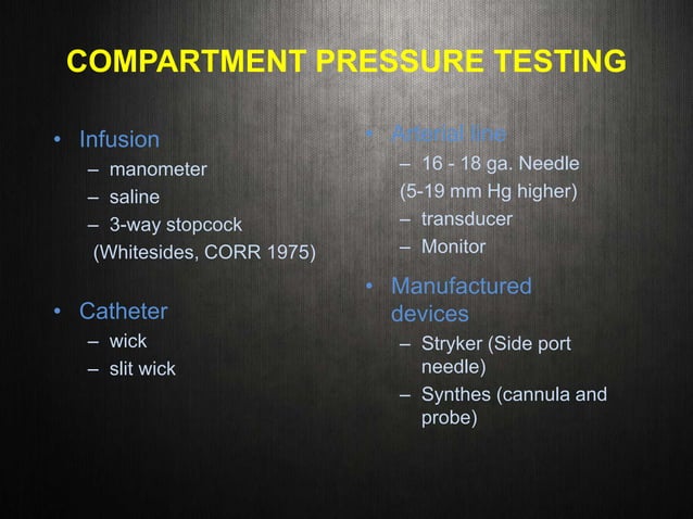 Chronic Exertional Compartment Syndrome (Henry Ford Health System ...