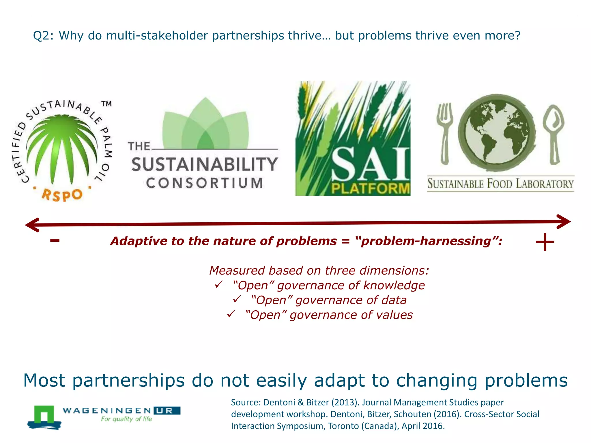 Wicked Problems and Multi-Stakeholder Partnerships | PPTX