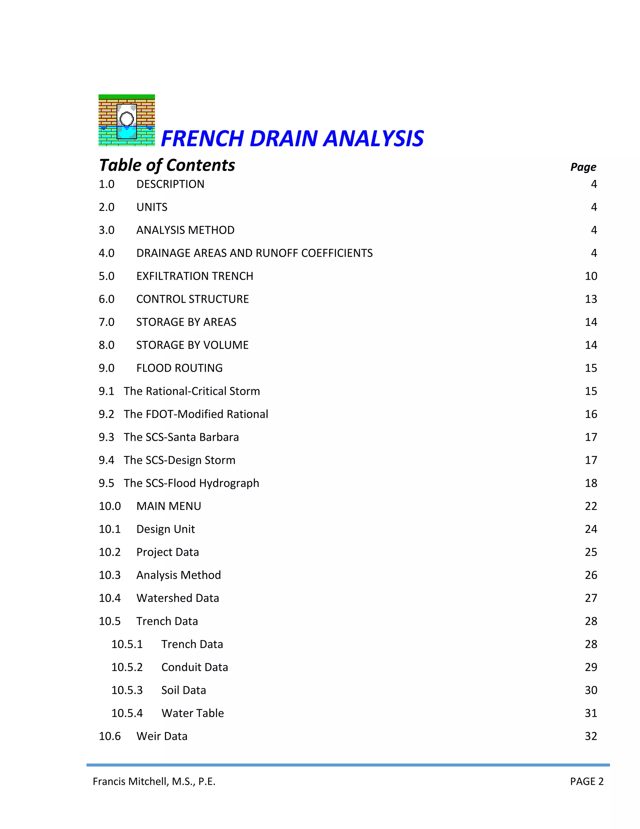 Exfiltration Trench Design Manual | PDF