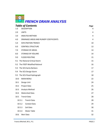 Exfiltration Trench Design Manual | PDF