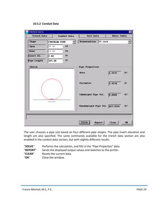 Exfiltration Trench Design Manual | PDF