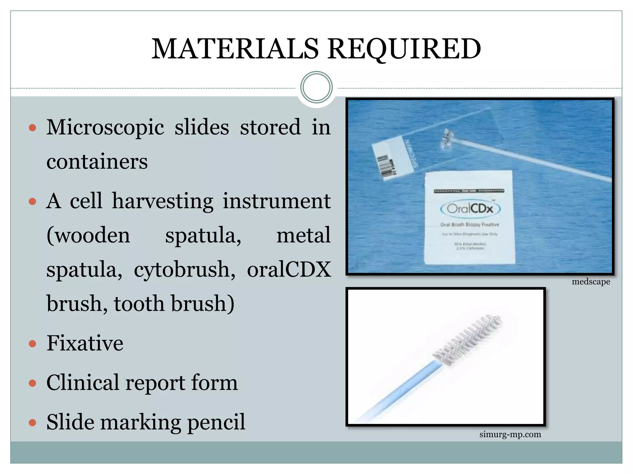 Exfoliative cytology | PPTX