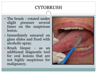 Exfoliative cytology | PPTX